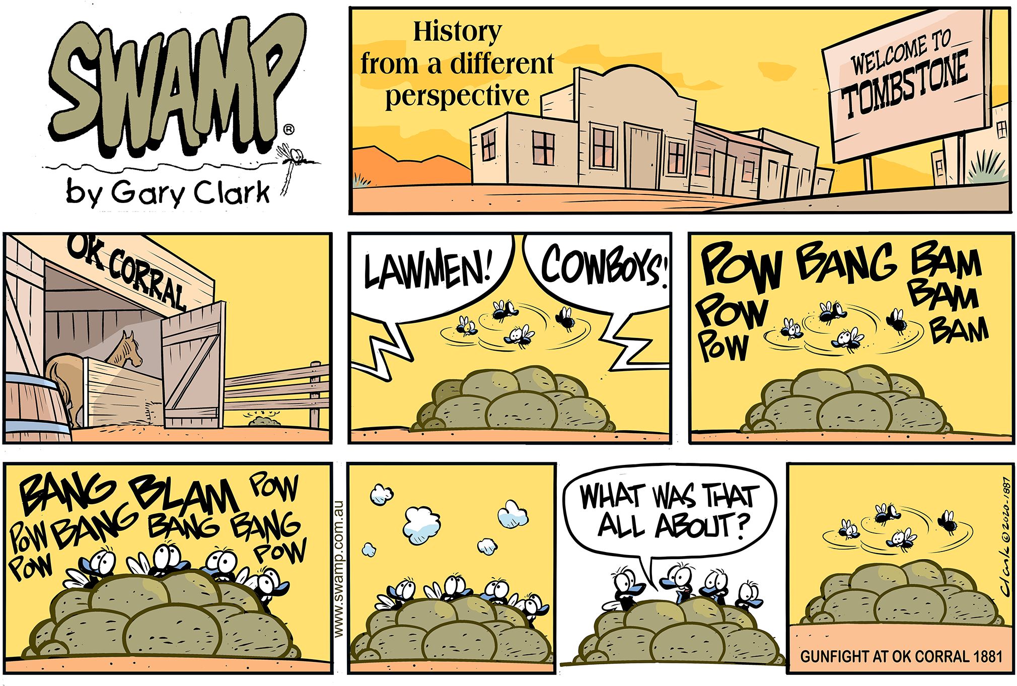 History from Flies Perspective - Swamp Cartoons