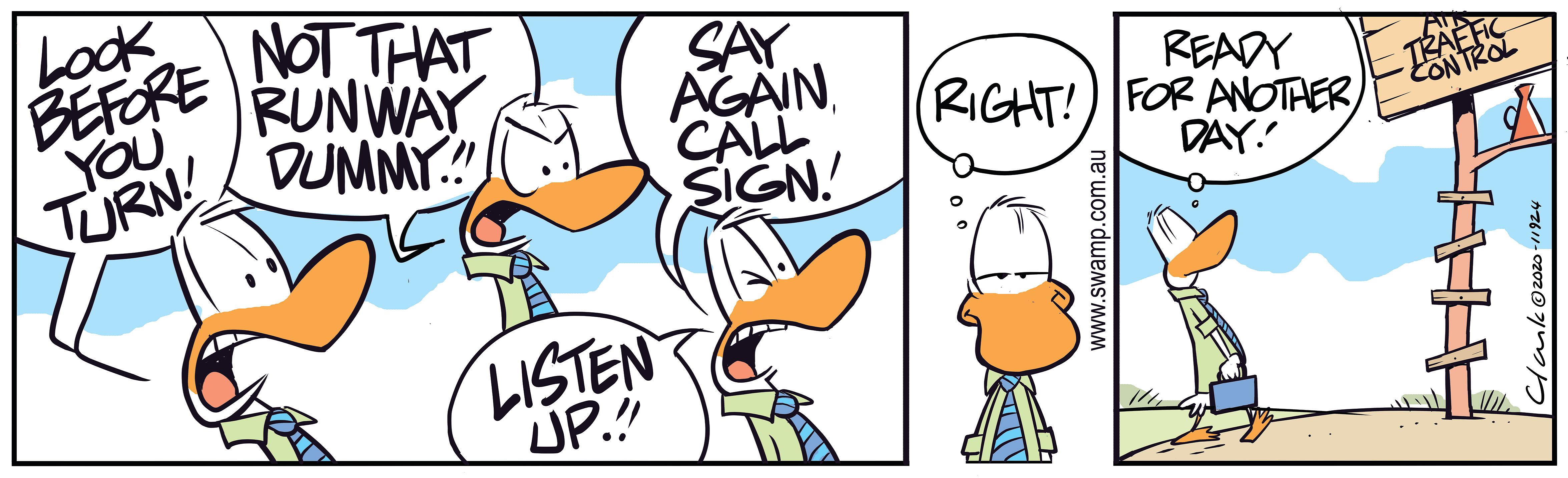 Air Traffic Control Directives - Swamp Cartoons