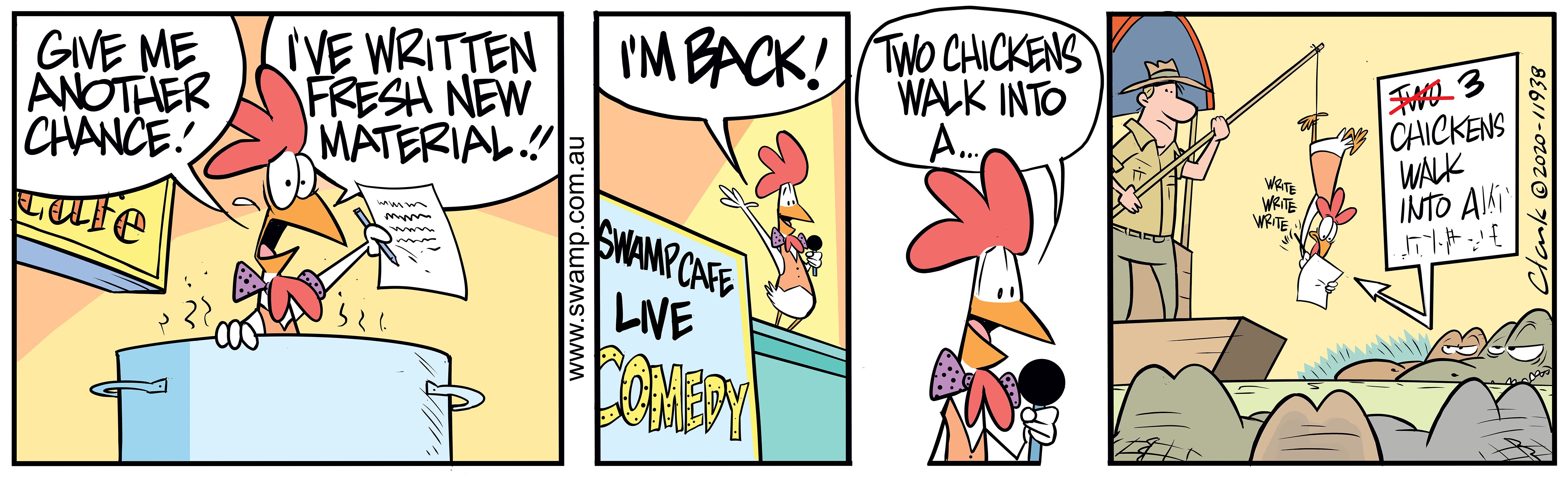Second Chance for Chicken - Swamp Cartoons