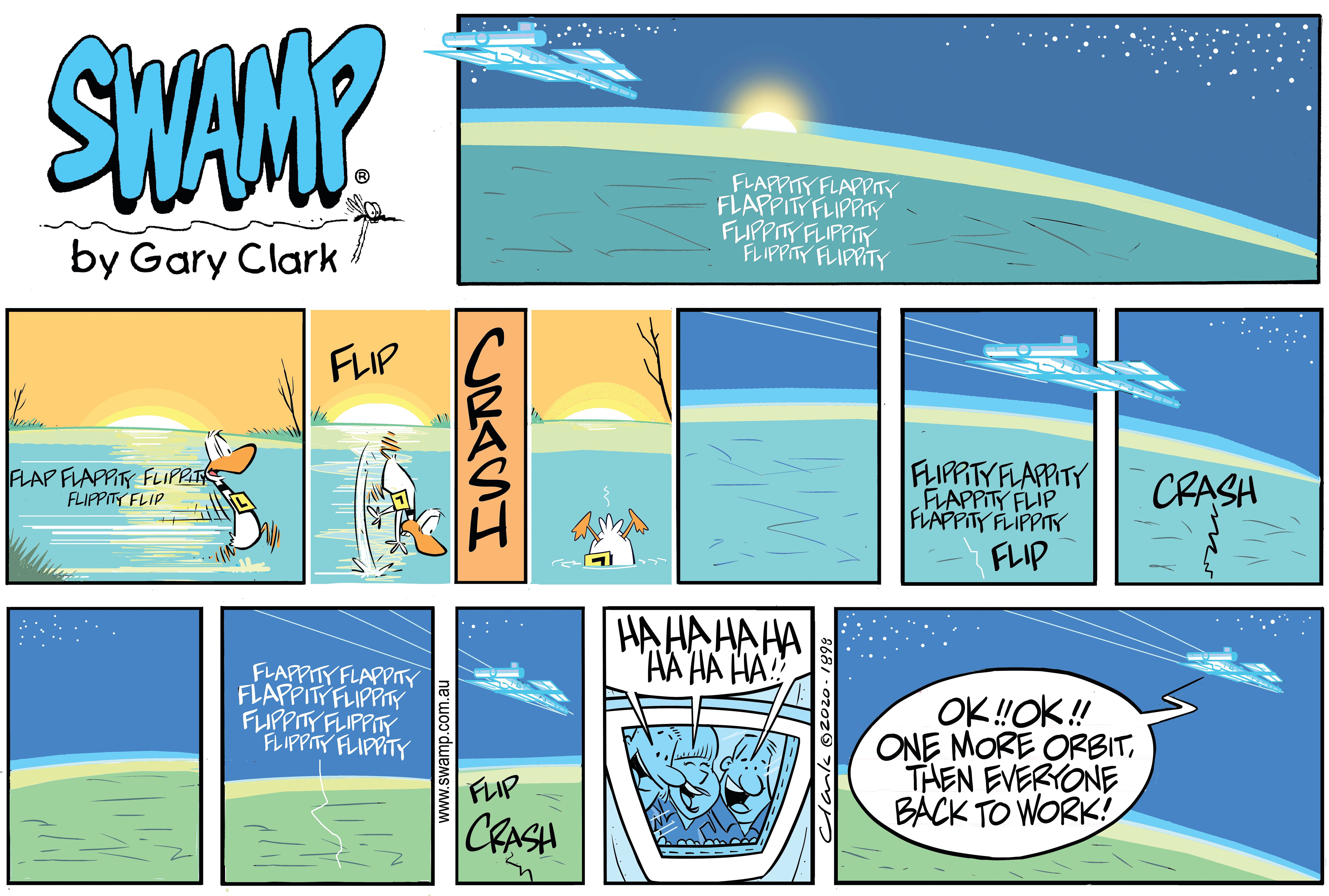 Ding Duck From Outer Space - Swamp Cartoons