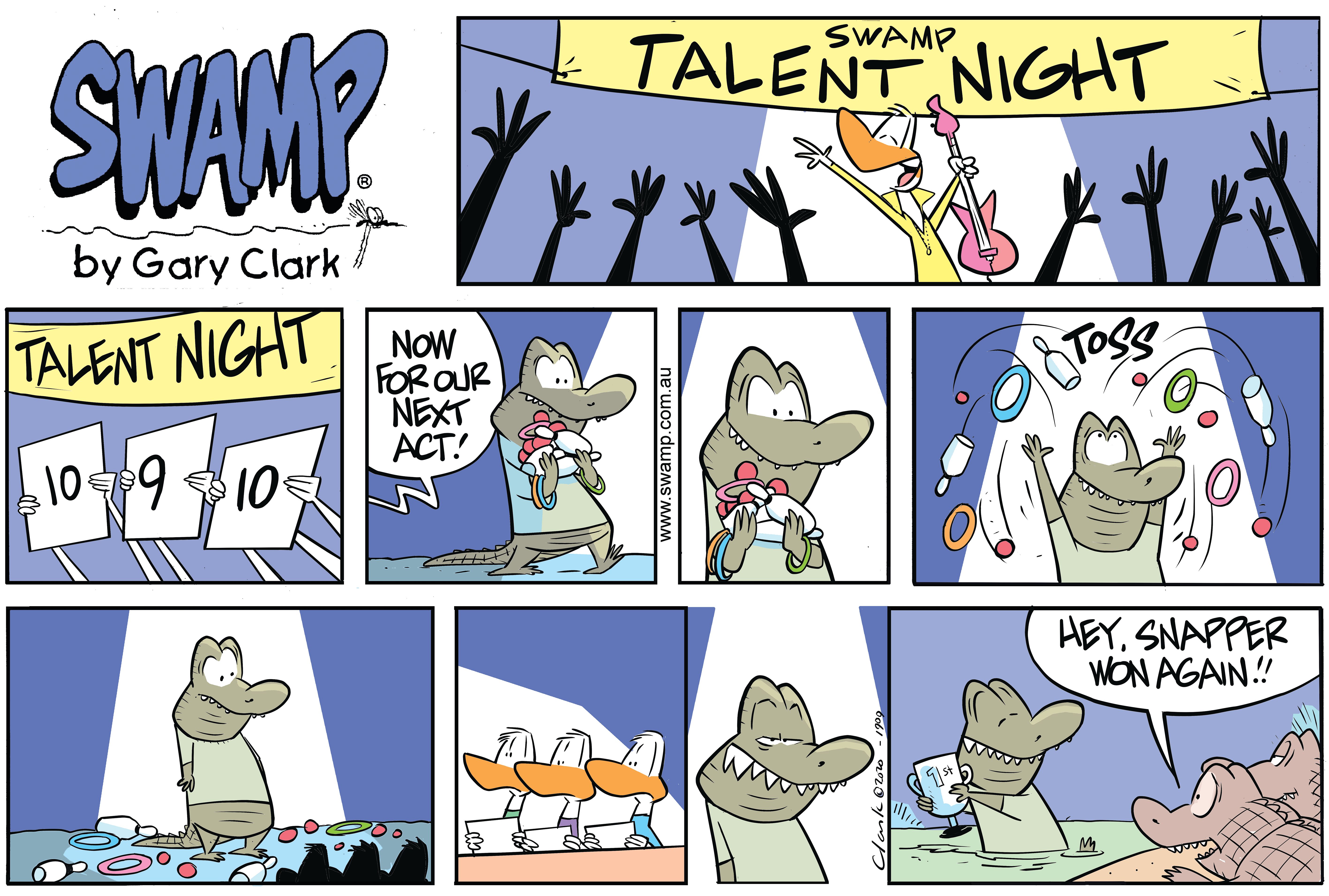 Snapper Croc Entertains - Swamp Cartoons