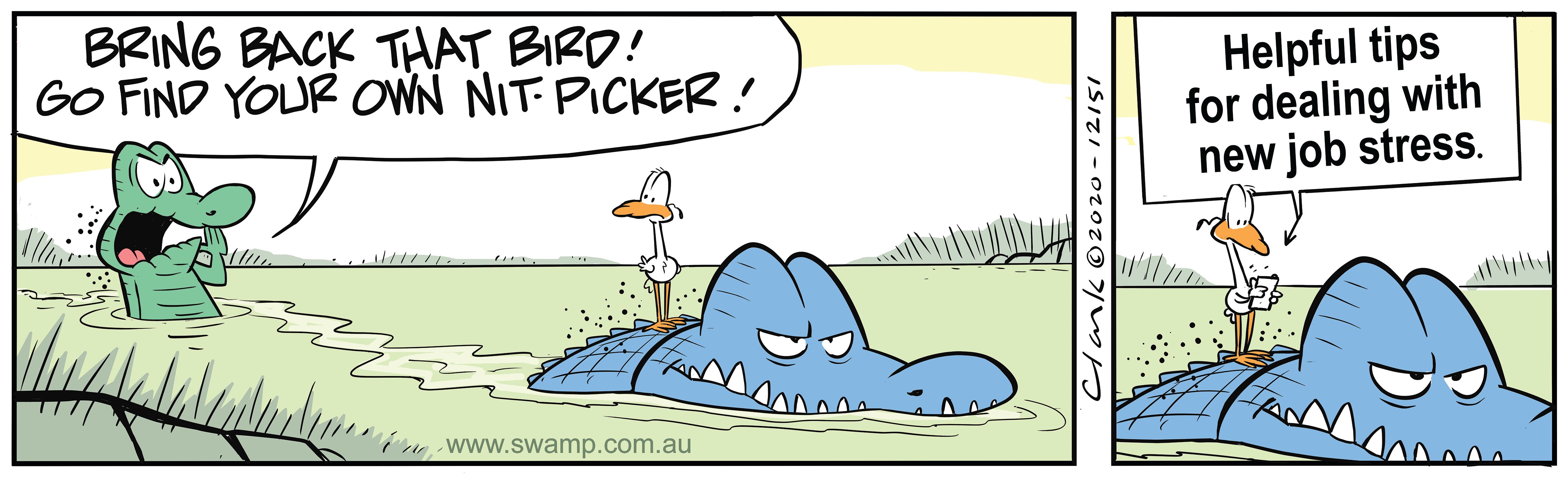 Bring Back That Bird - Swamp Cartoons