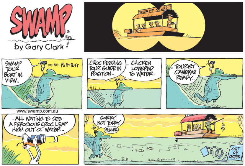 Swamp Cartoons by Gary Clark - Swamp Cartoons