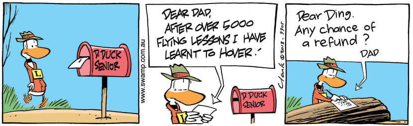 Dear Dad Comic - Swamp Cartoons