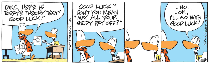 Good Luck Comic - Swamp Cartoons