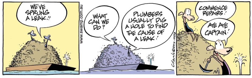 Swamp Rats Leak Comic - Swamp Cartoons