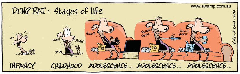 Chives Rat Life Stages Comic - Swamp Cartoons