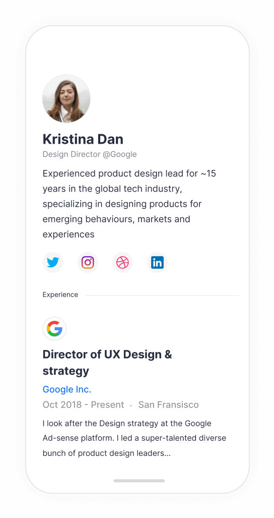 SwiftCV - Build your Web Resume