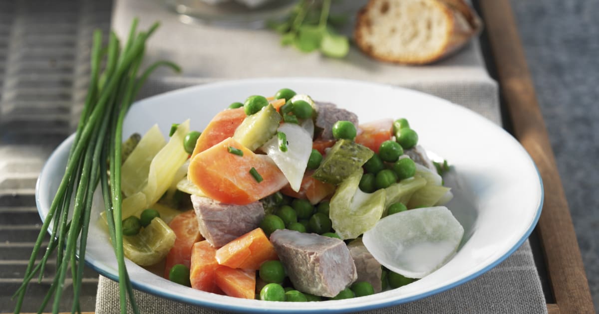 Gemüse-Fleisch-Salat - Rezept | Swissmilk