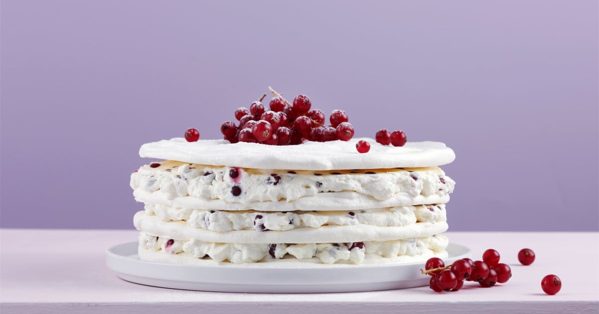 Johannisbeer-Meringue-Torte - Rezept | Swissmilk