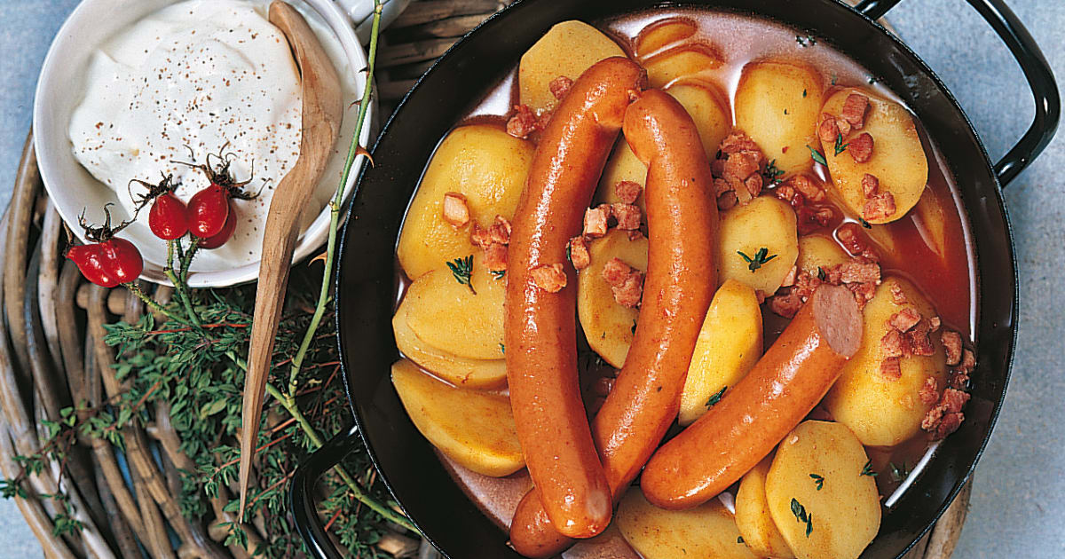 Kartoffelgulasch mit Wienerli - Rezept | Swissmilk