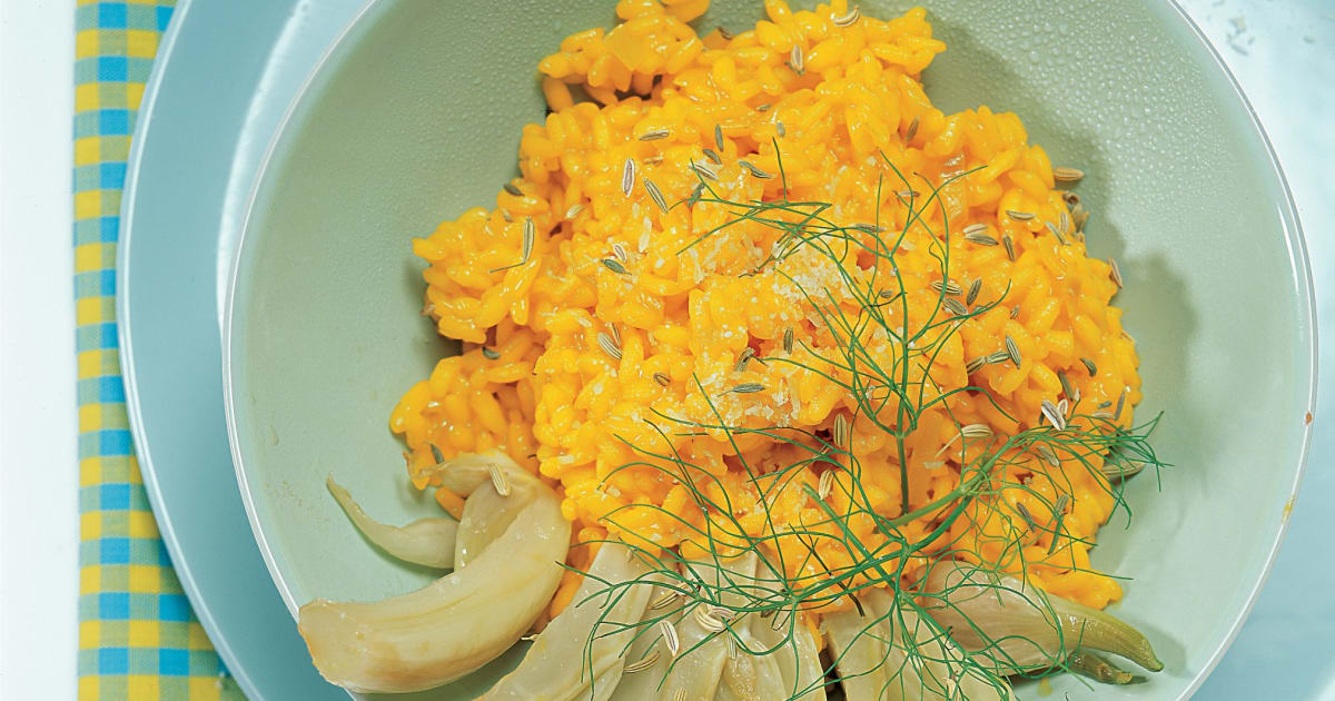 Safranrisotto mit gebratenem Fenchel - Rezept | Swissmilk