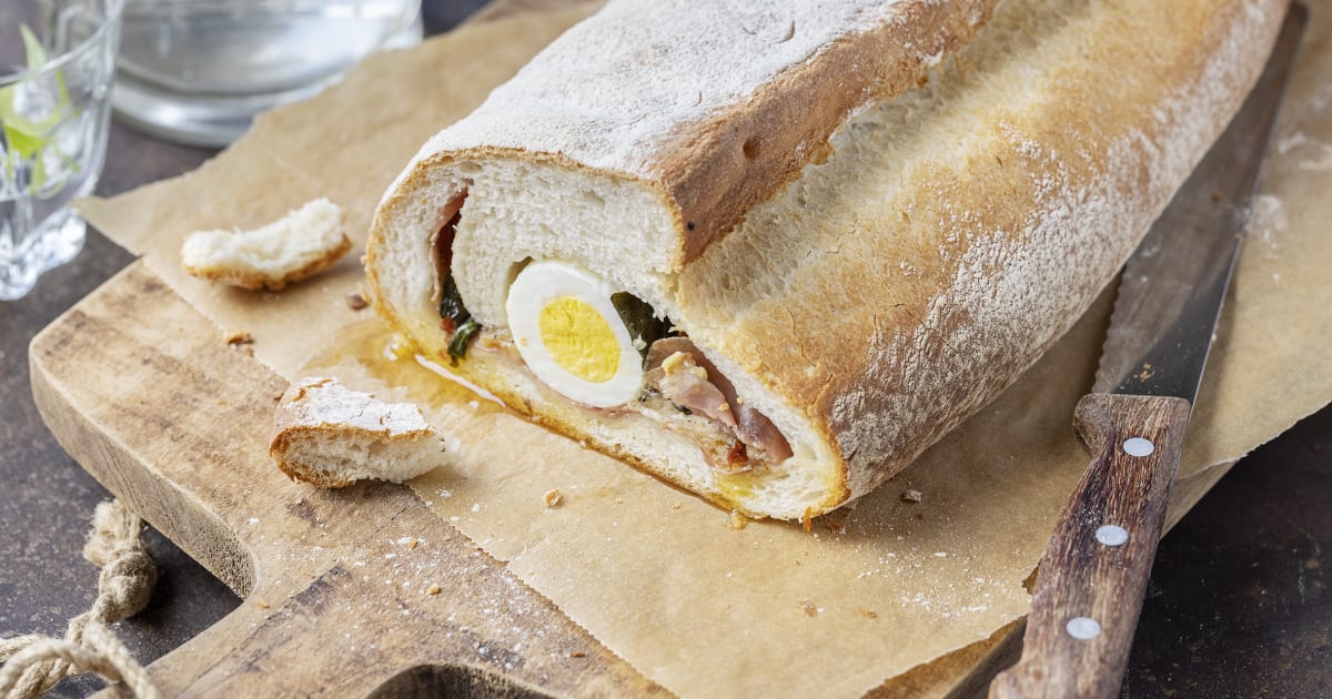 Gefülltes Brot (Schinken-Käse-Ei-Füllung) - Rezept | Swissmilk