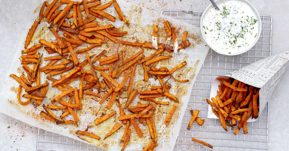 Frites de patates douces - Recette | Swissmilk