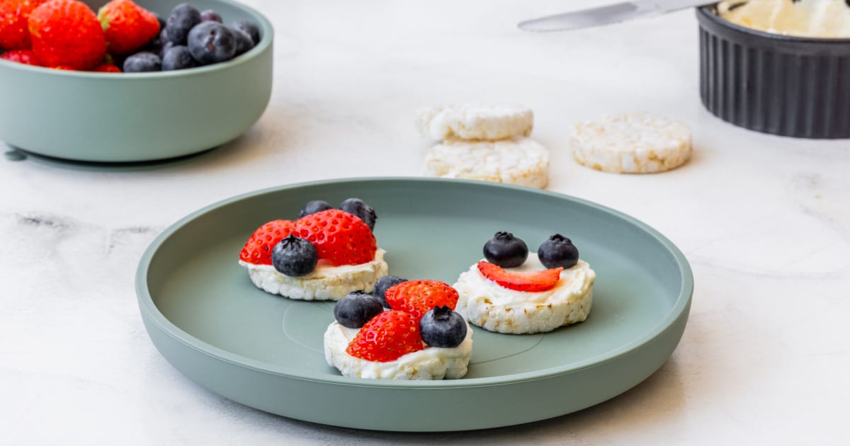 Galettes de riz aux fruits rouges - Recette | Swissmilk