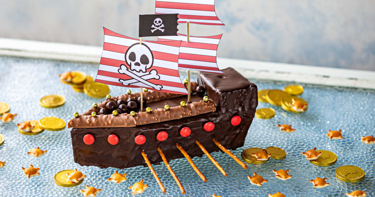 Piratenschiff-Kuchen - Rezept | Swissmilk