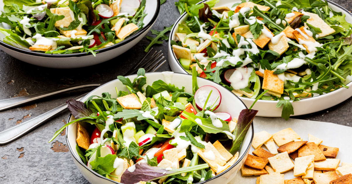 Fattoush (libanesischer Salat) - Rezept | Swissmilk