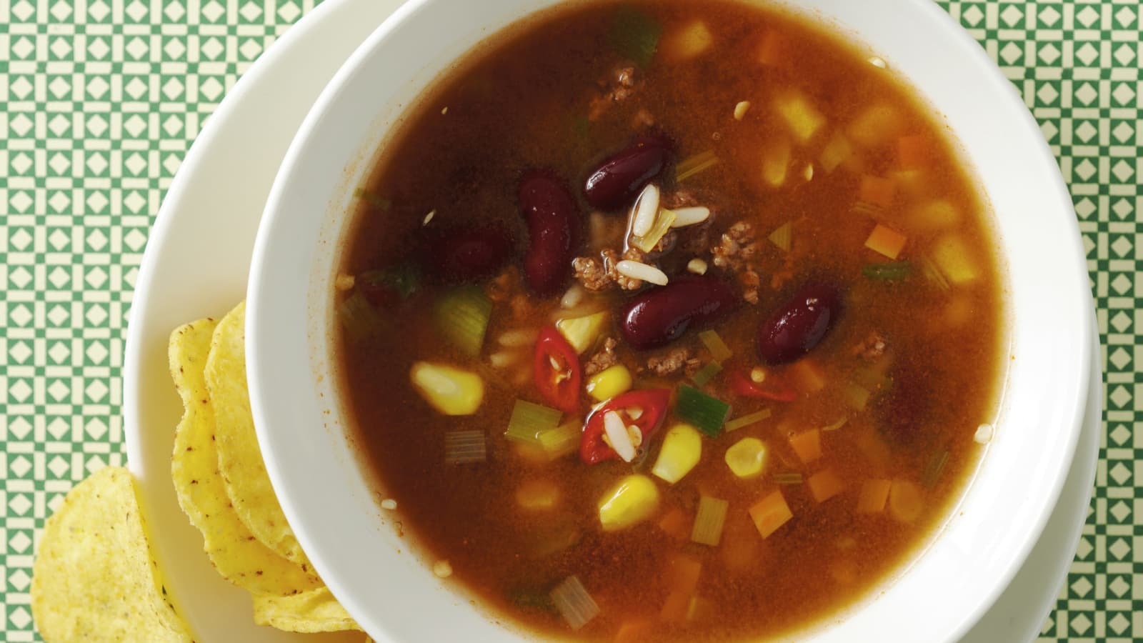 Soupe façon chili con carne avec du riz - Recette | Swissmilk