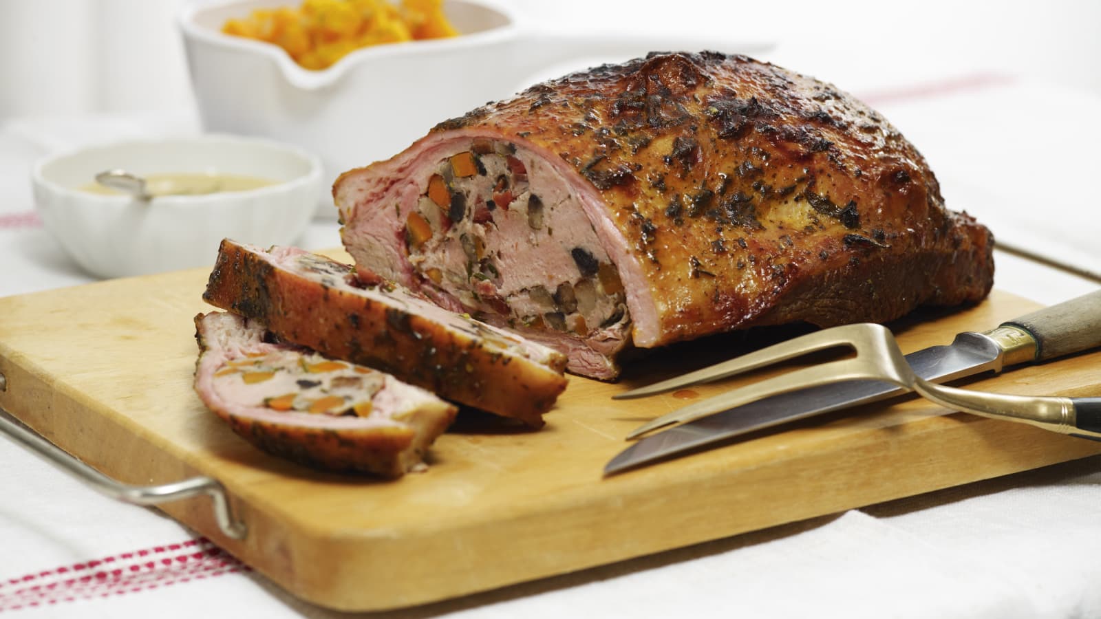 Gefüllte Kalbsbrust mit Kürbis - Rezept | Swissmilk