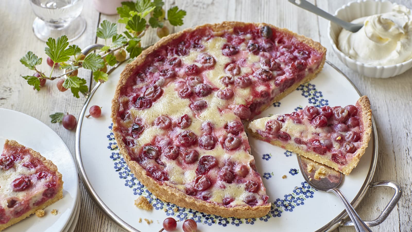 Tarte aux groseilles à maquereau - Recette | Swissmilk