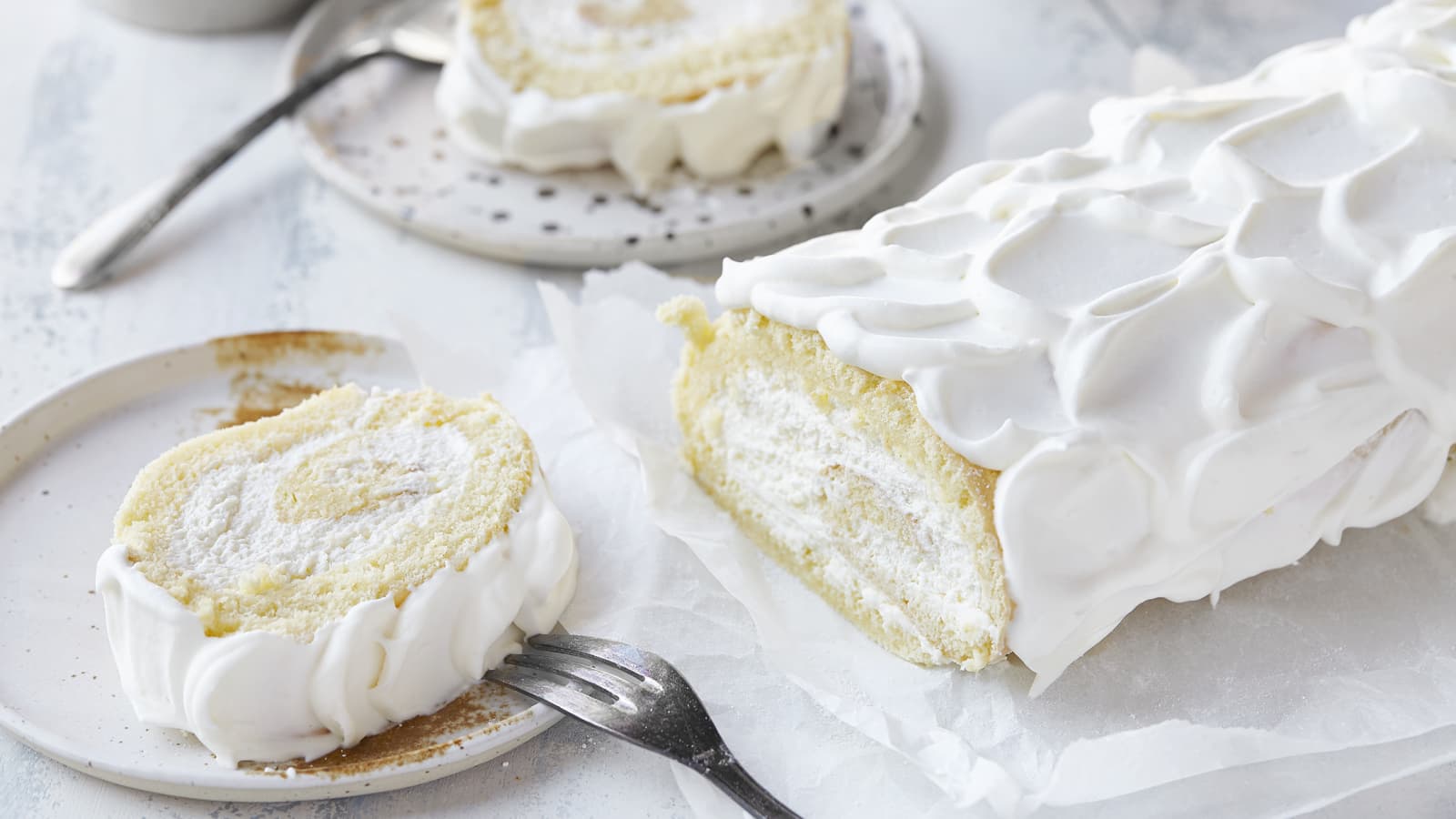 Bûche de Noël facile et légère - Recette | Swissmilk