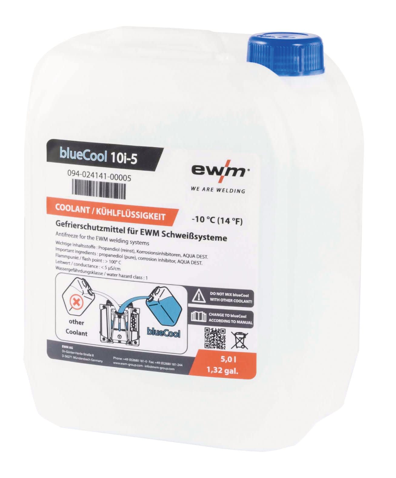 EWM BlueCool Coolant to -10 gr C 25L Seal Weld Pro AS