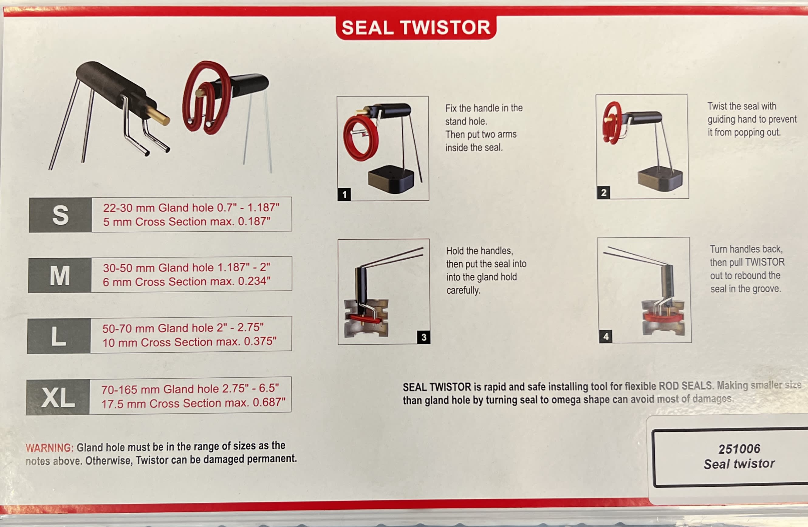 Seal Twistor Seal Weld Pro AS