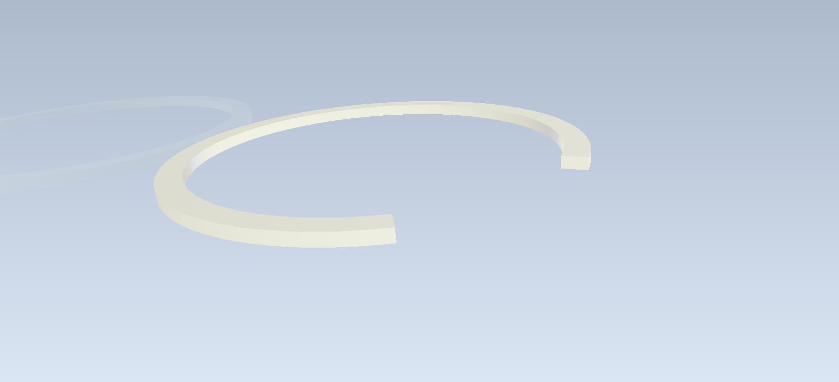 Back up Ø69,8 x 59,9 x 2,5mm Ptfe Seal Weld Pro AS