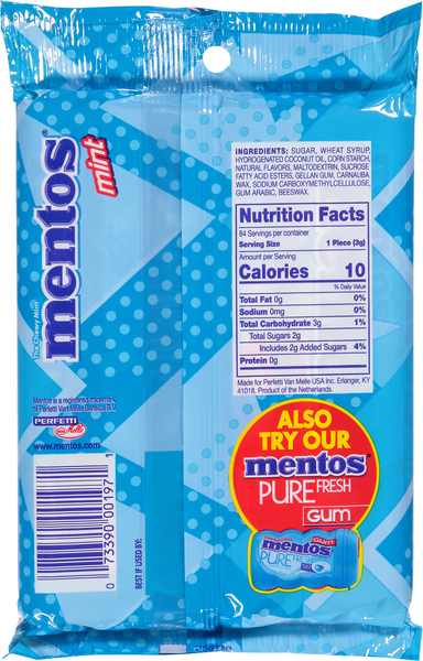 Mentos Candy Nutrition Facts | Besto Blog