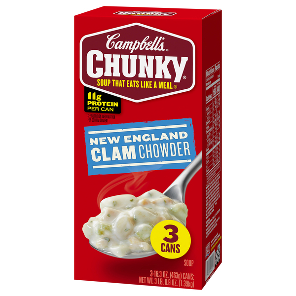 Campbell S New England Clam Chowder Nutrition Label | Besto Blog