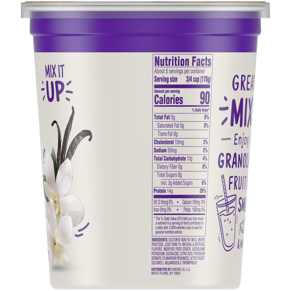 Dannon Light And Fit Vanilla Greek Yogurt | Shelly Lighting