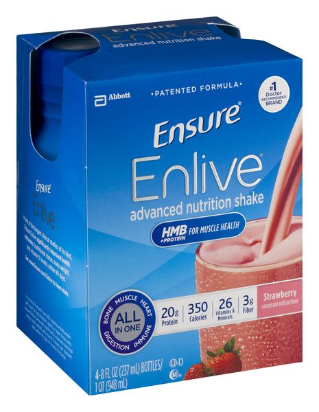 Ensure Enlive Nutrition Label | Besto Blog