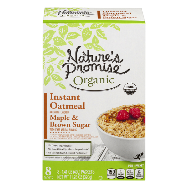 Quaker Organic Oatmeal Maple Brown Sugar Nutrition Facts | Besto Blog