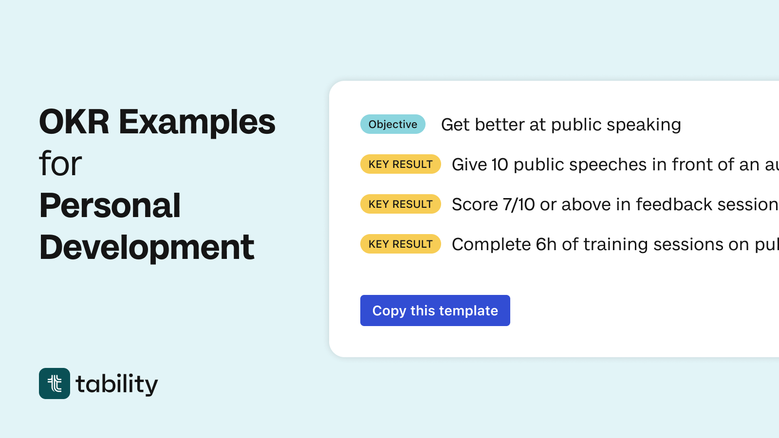 Simple OKRs Examples for Personal Development Simple OKRs Examples for Personal Development