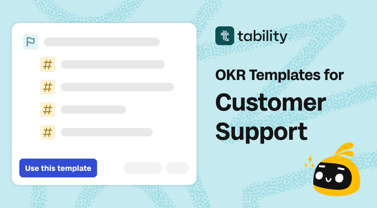 Simple OKRs examples for Customer Support