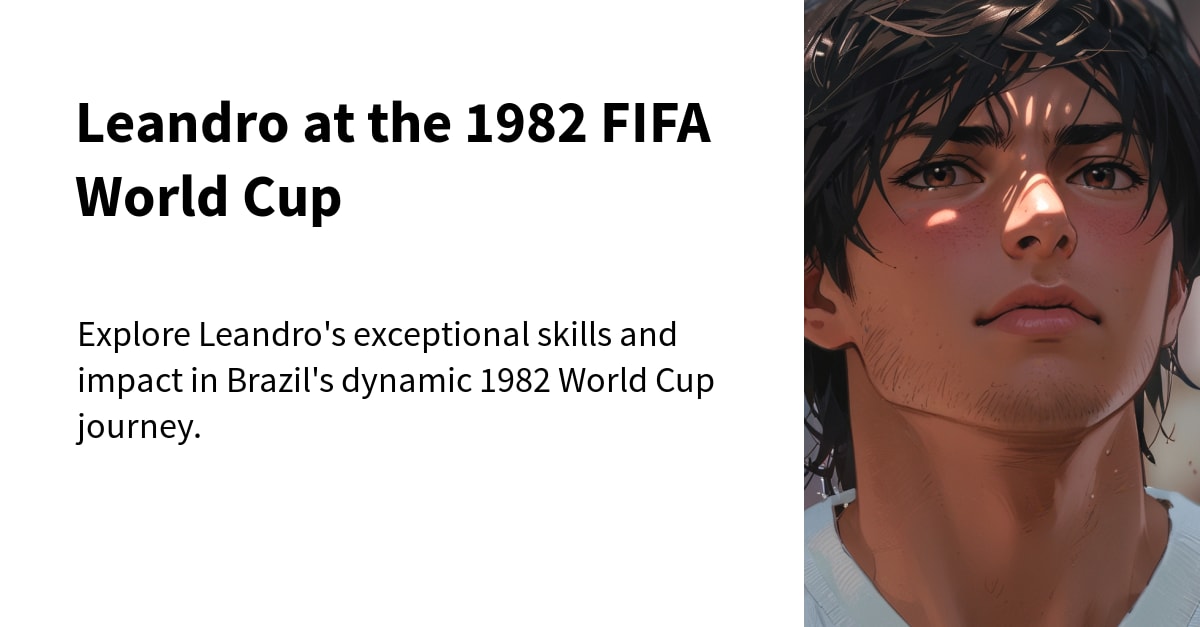 Leandro at the 1982 FIFA World Cup