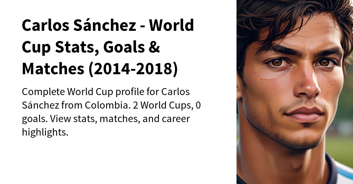 Carlos Sánchez at the FIFA World Cup