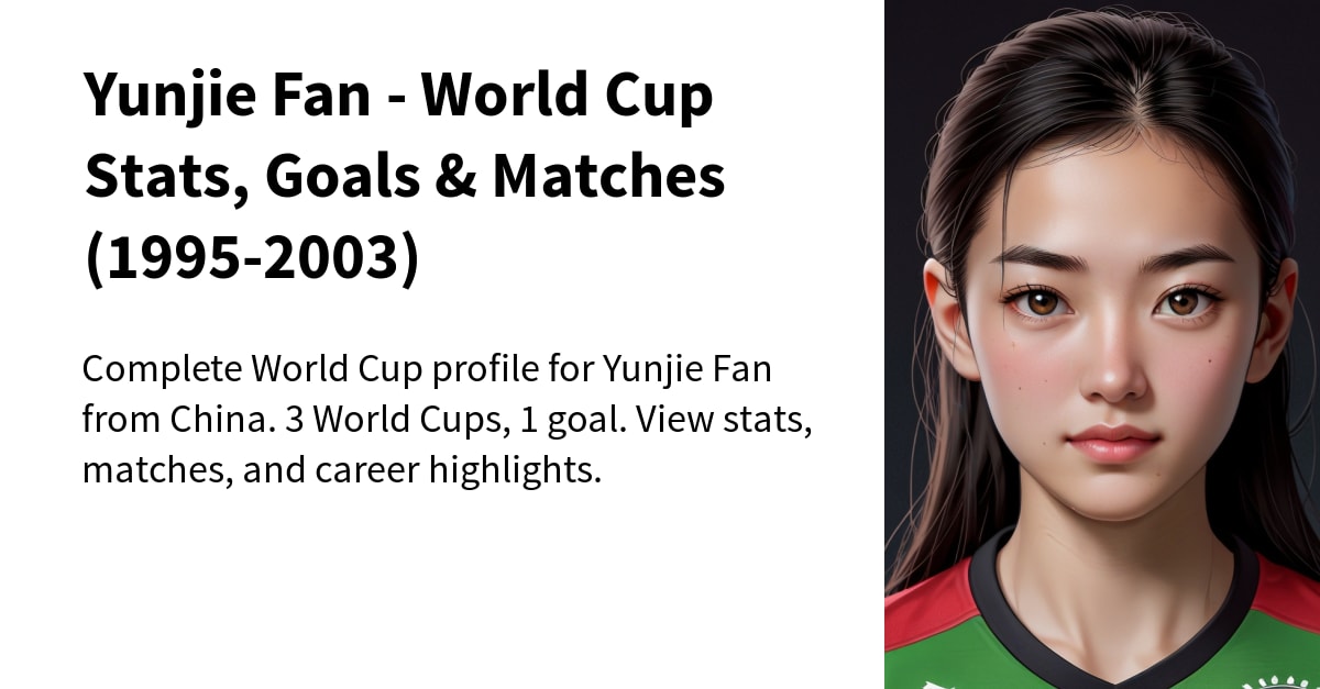 Yunjie Fan at the FIFA World Cup