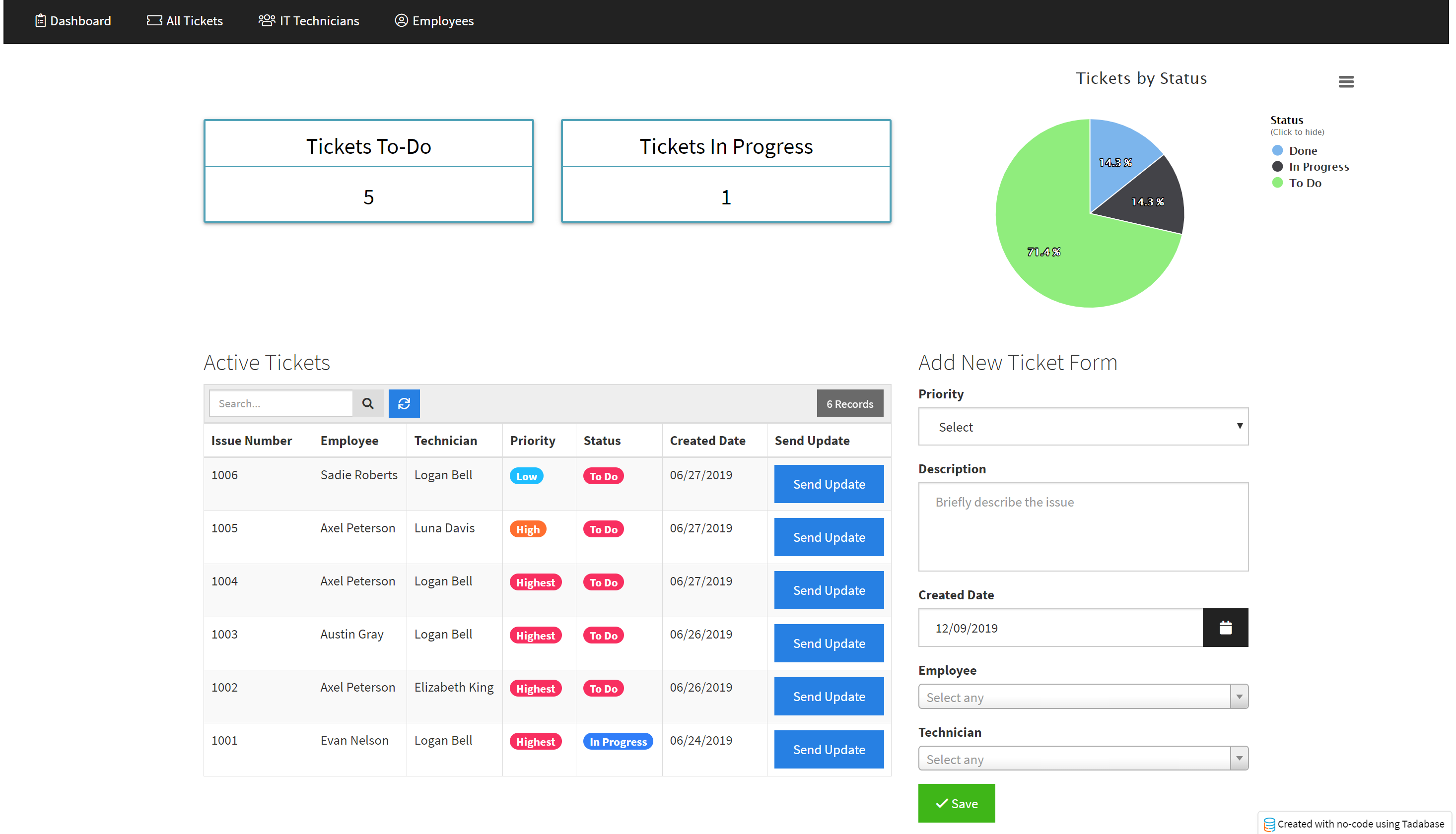 Tadabase.io - Database Web App Builder - Template Apps