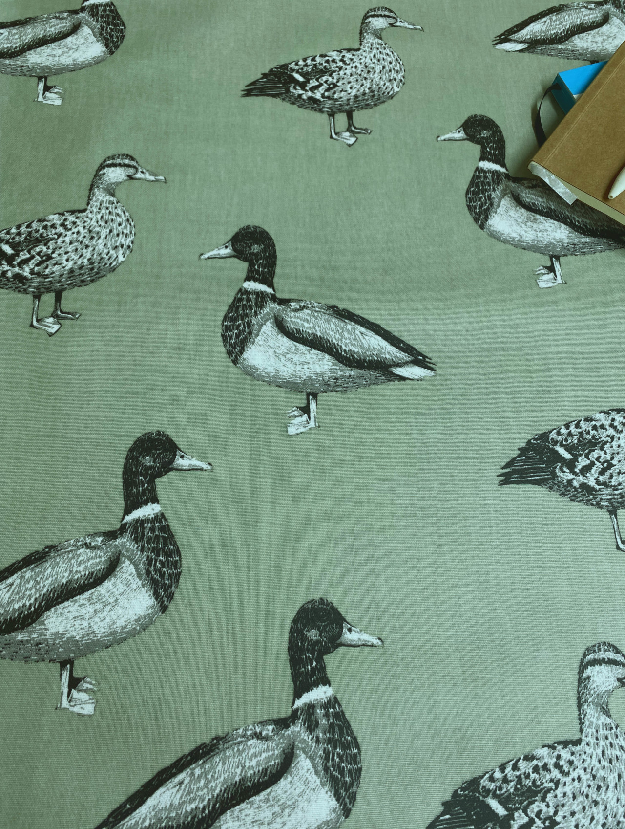 Duck pvc canvas mat