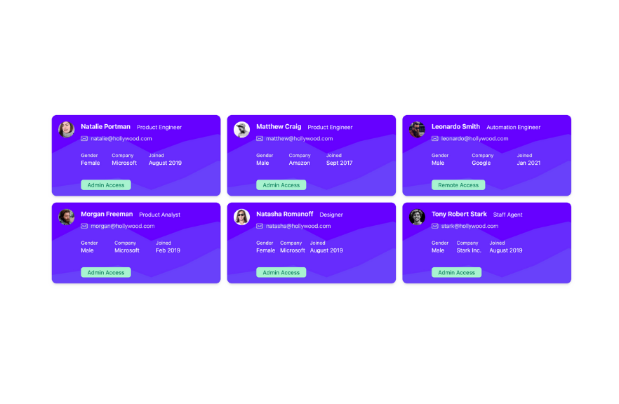 Grid Lists - Tailwind Master Kit