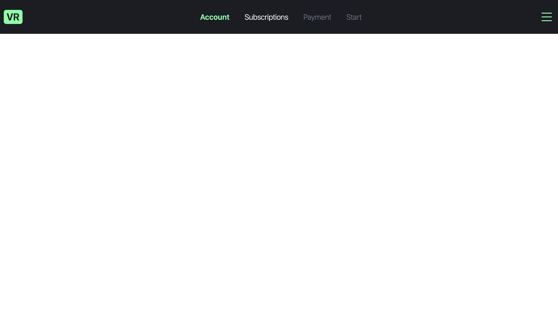 Simple Horizontal Navbar - Tailwind Master Kit