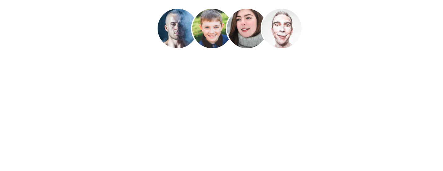 Simple Overlapping Avatars - Tailwind Master Kit
