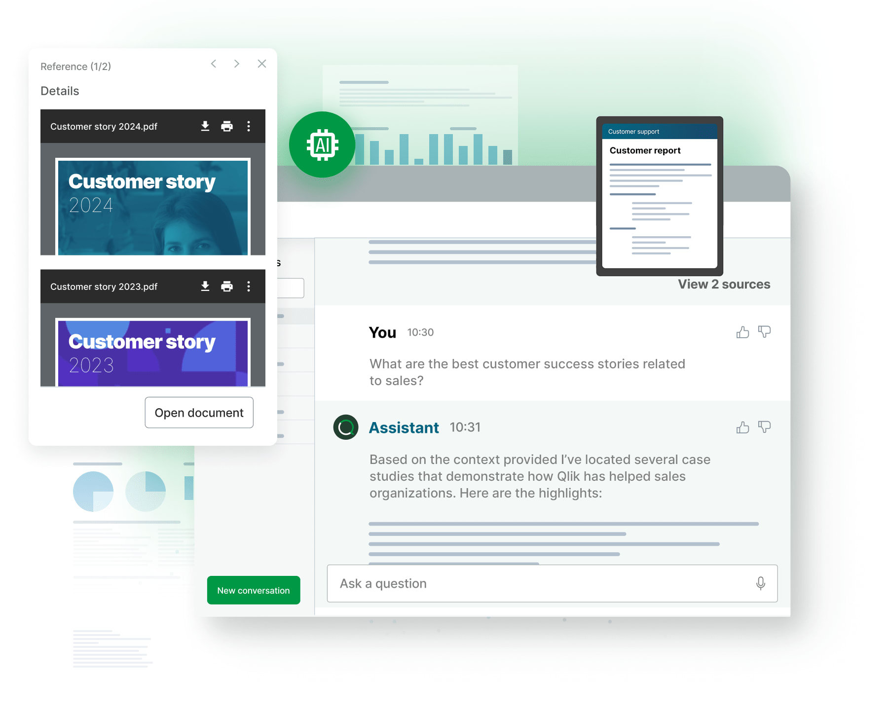 Qlik Answers: AI-Powered Knowledge Assistant for Unstructured Data | Qlik Qlik Answers: AI-Powered Knowledge Assistant for Unstructured Data | Qlik