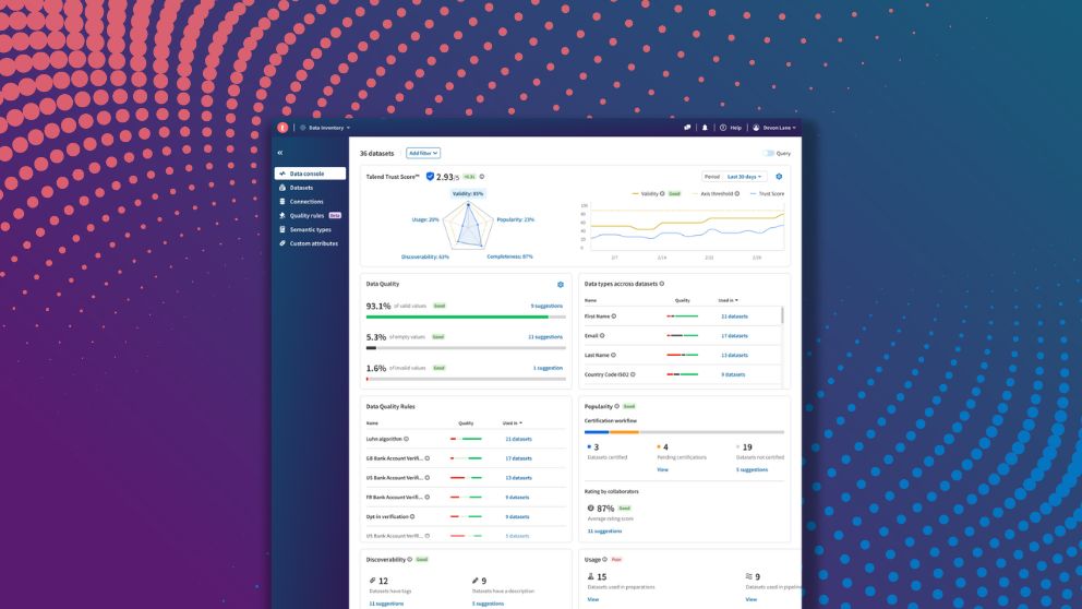 Announcing Enhanced Data Observability with Data Console | Talend