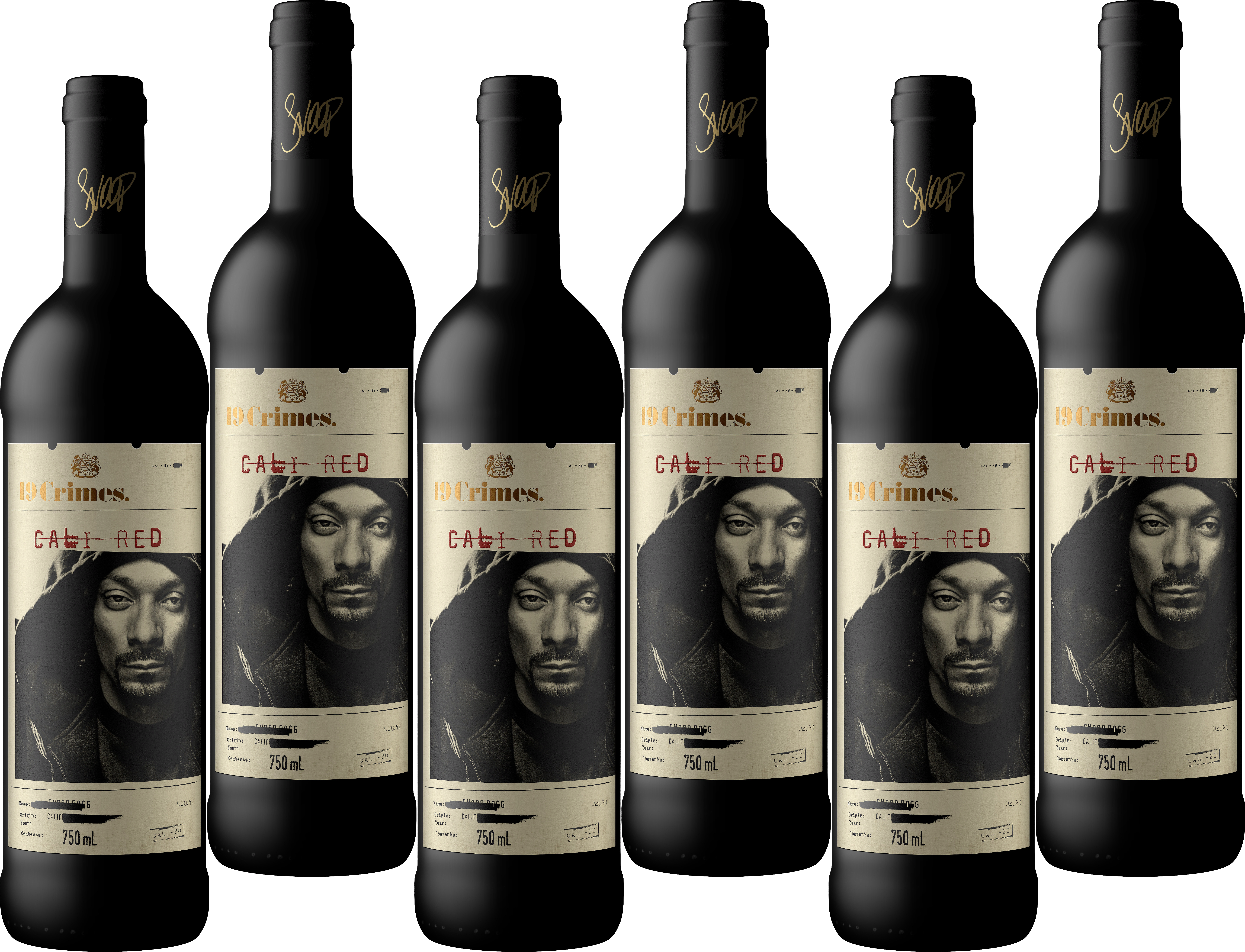 19 Crimes SNOOP Cali red 6x75 cl - Tallink Pre-Order