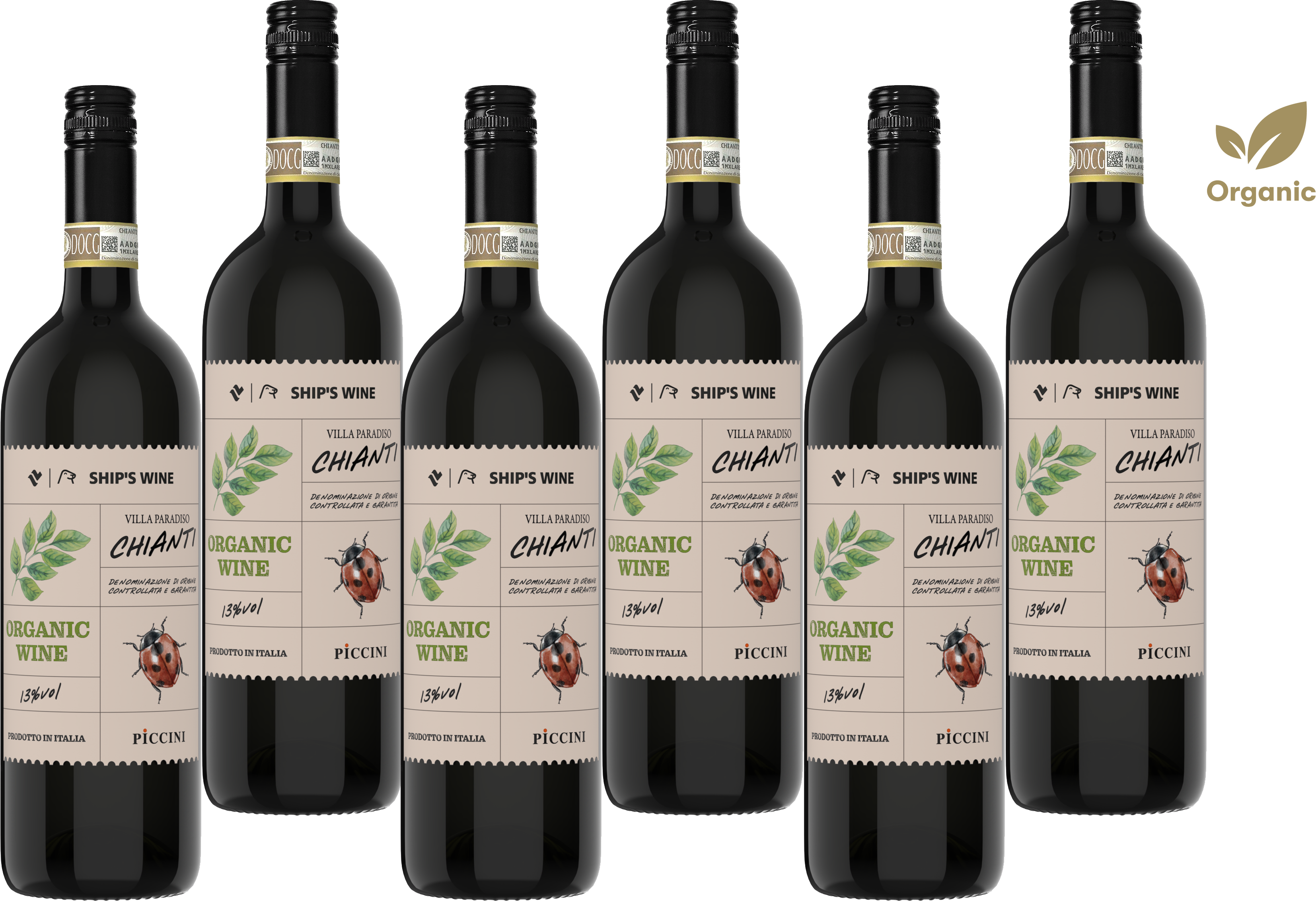 Villa Paradiso Chianti Organic 6x75 cl - Tallink Pre-Order