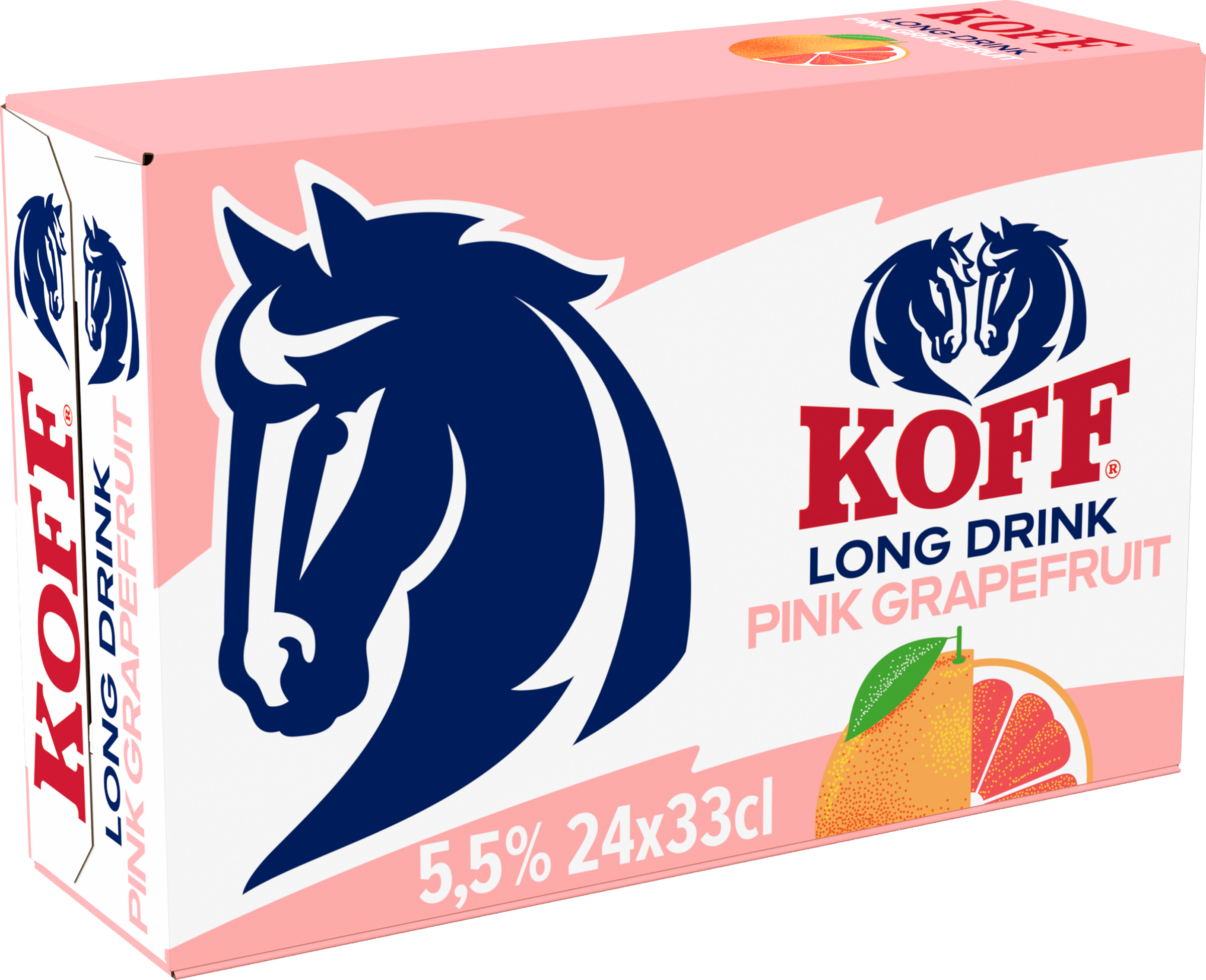 Koff Long Drink Pink Grapefruit 24x33 cl - Tallink Pre-Order