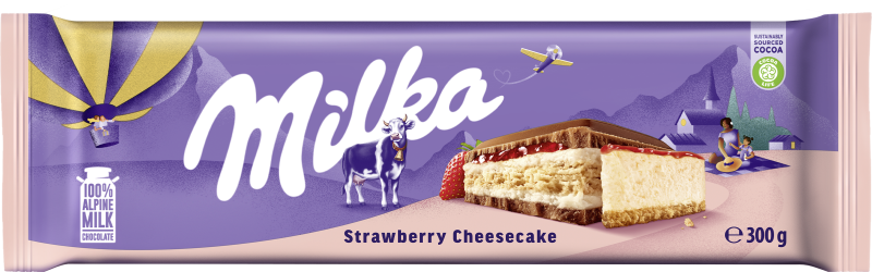 Milka - Strawberry Cheesecake 300 g