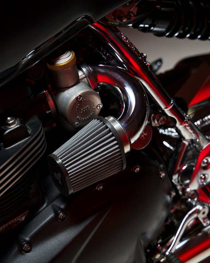 110 Missile | A powerful engine and a unique Cafe Racer style